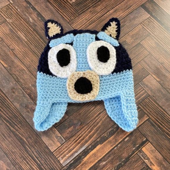 Handmade | Accessories | Bluey Handmade Crochet Hat Disney Inspired ...